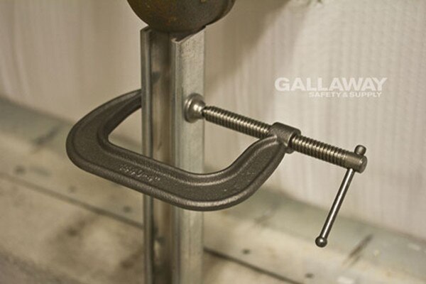 C-Style Steel Frame Clamp - 4 in | Gallaway Safety & Supply | Eighty ...
