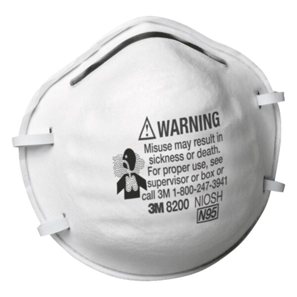 3M™ 8200 Particulate Respirator N95 | Gallaway Safety & Supply | Eighty ...