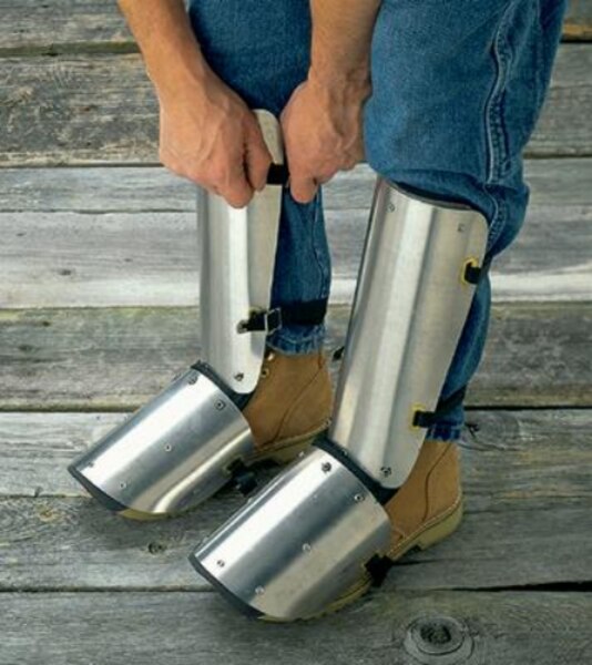 Ellwood Aluminum Alloy Combination Shin - Foot Guard | Gallaway Safety ...