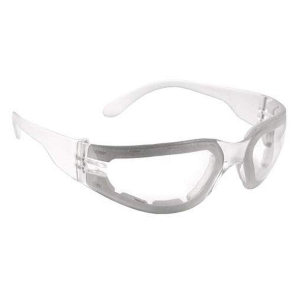 Wrap-Around Frameless Safety Glasses - Clear Antifog Lens - F1715C/AF ...