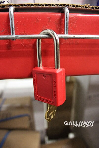 Non-Conductive Safety Lockout Padlocks - MP410-R | Gallaway Safety ...