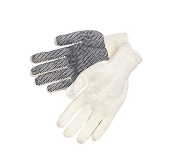 Black PVC Dot String Knit Gloves | Gallaway Safety & Supply | Eighty ...