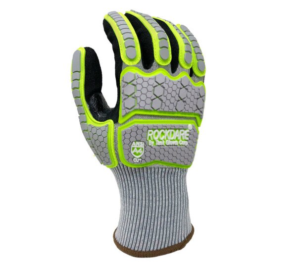 Task Gloves Nitirle Palm Coated Gloves w/ TPR Protection - RD1022 ...