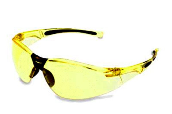Sperian A800 Series Safety Glasses, Amber Frame | Gallaway Safety ...