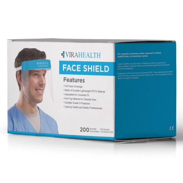 Face Mask Shields - VH-FSHIELD | Gallaway Safety & Supply | Eighty Four, PA
